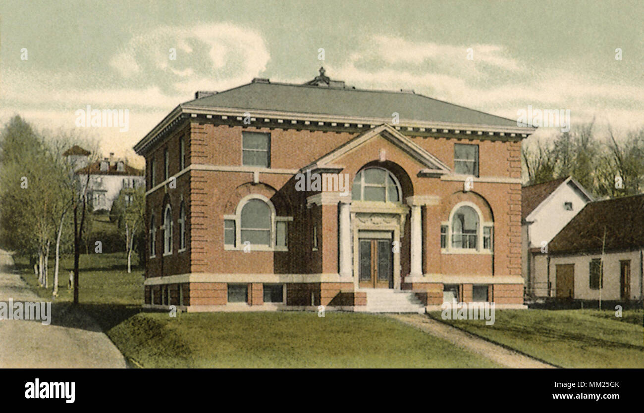 Littleton Public Library. Littleton. 1906 Stock Photo - Alamy