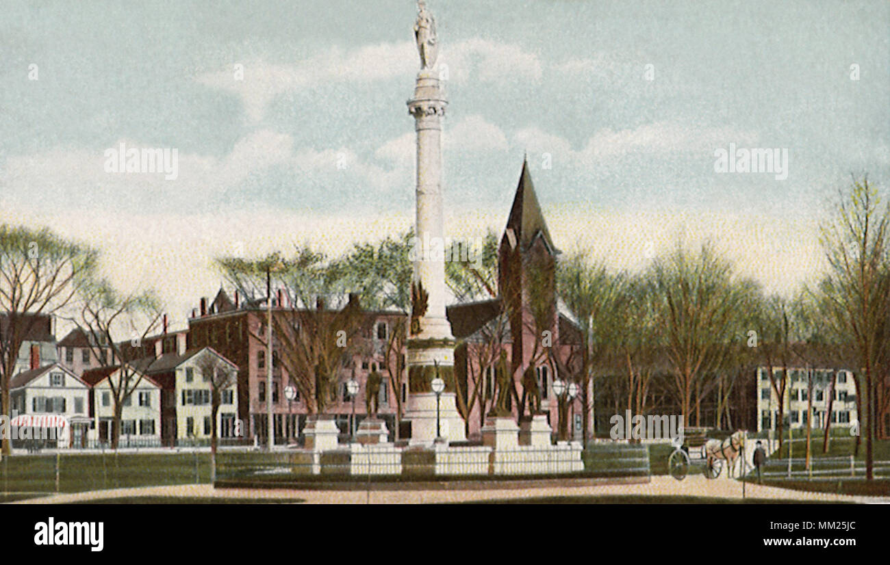 Soldier's Monument. Manchester. 1907 Stock Photo - Alamy