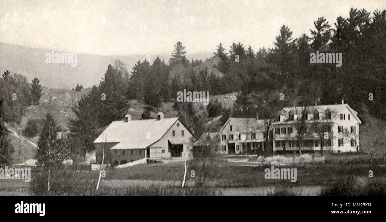 Philbrook Farm. Shelburne. 1903 Stock Photo - Alamy
