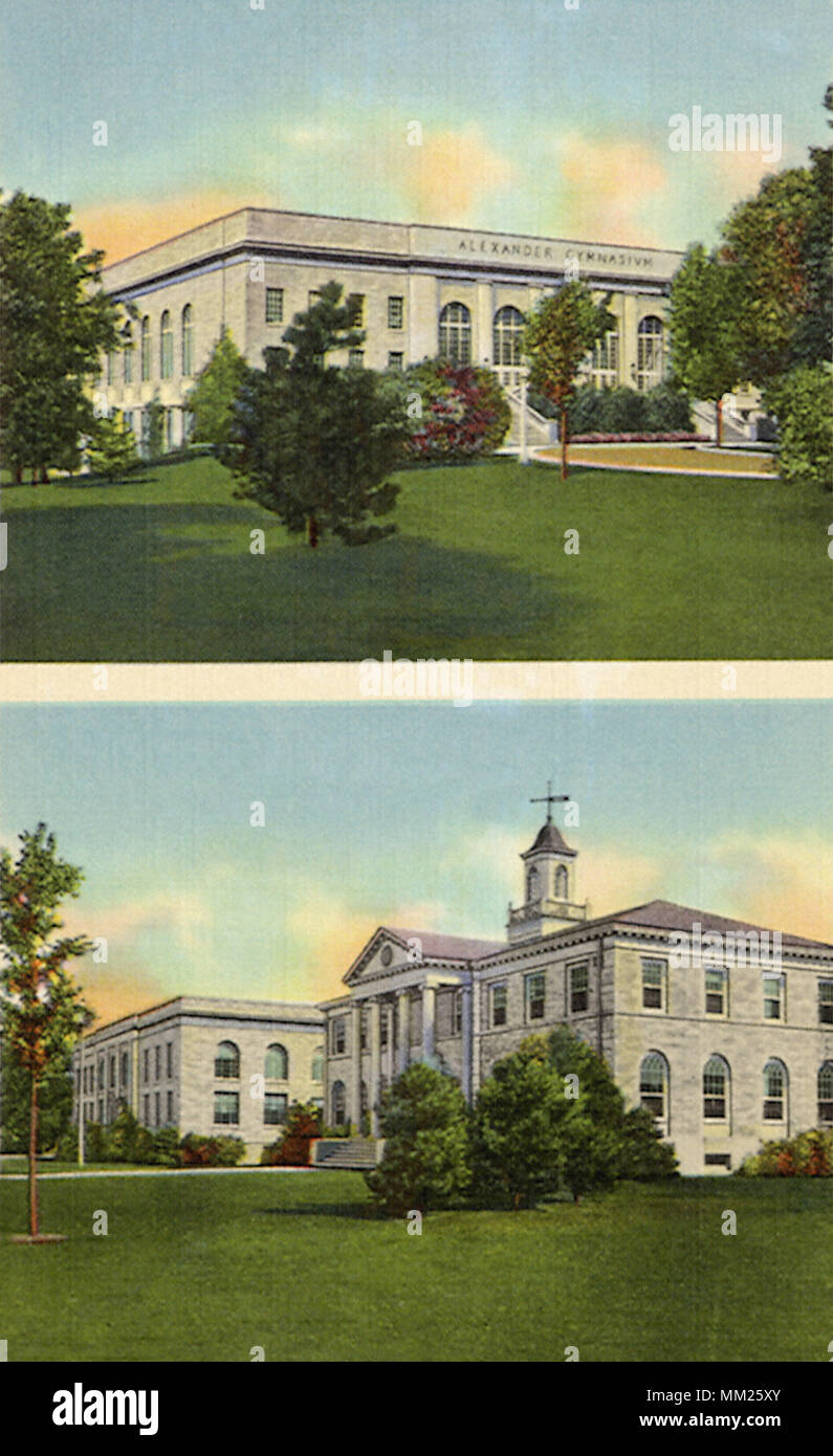 Buildings of Lawrence College. Appleton. 1940 Stock Photo - Alamy