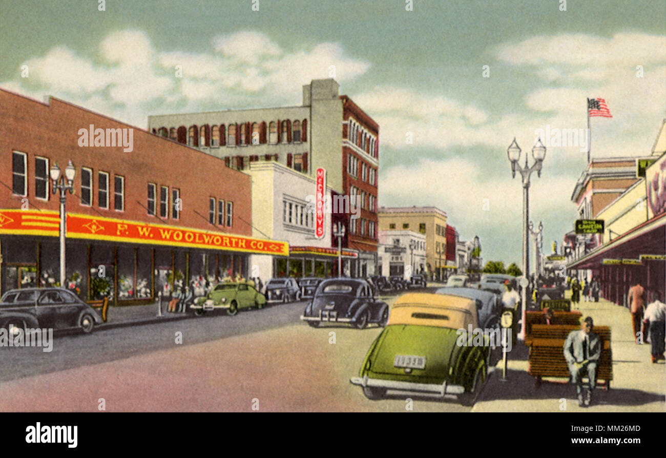 Cleveland Street. Clearwater. 1940 Stock Photo - Alamy