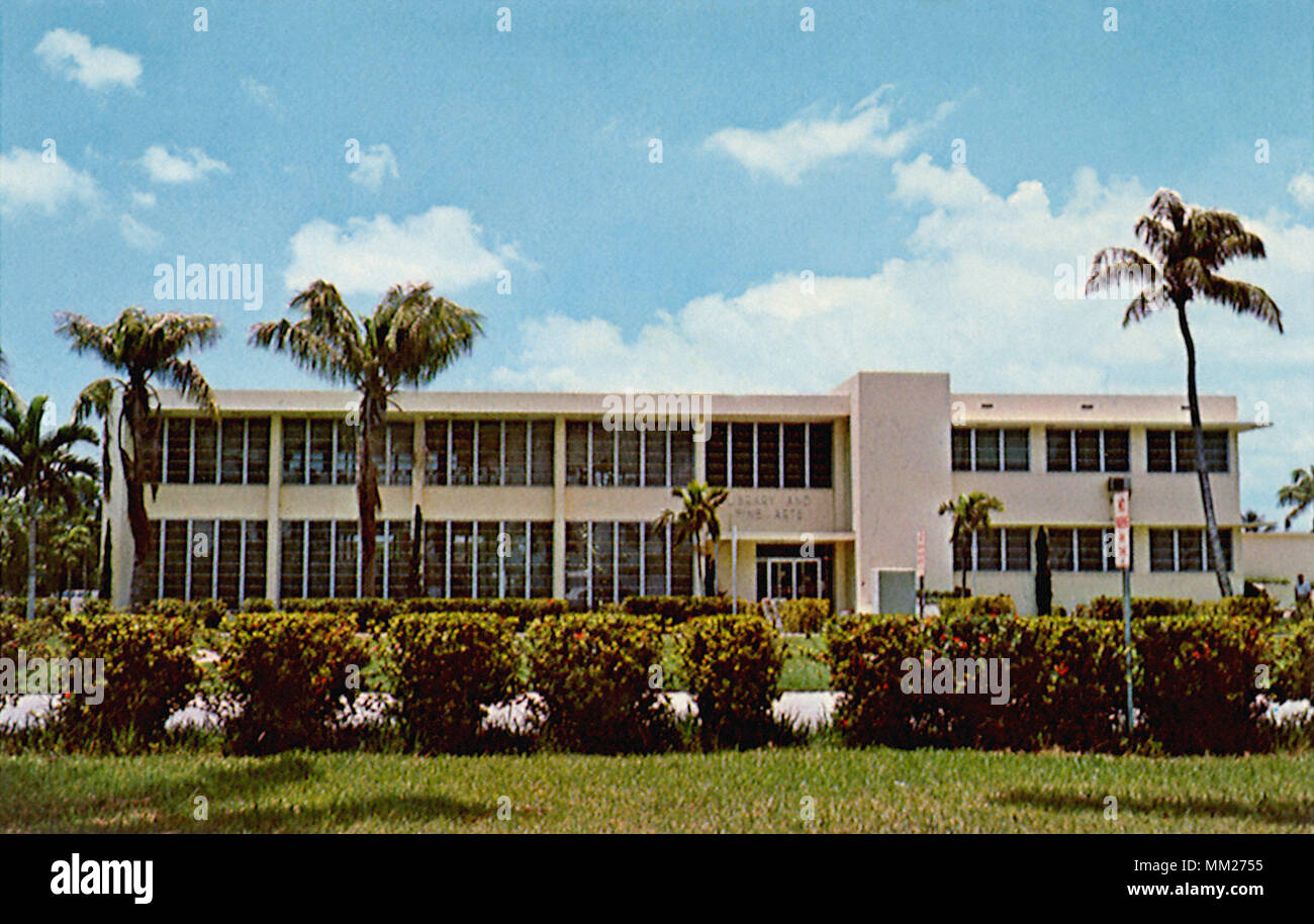 Public Library. Hollywood. 1960 Stock Photo - Alamy