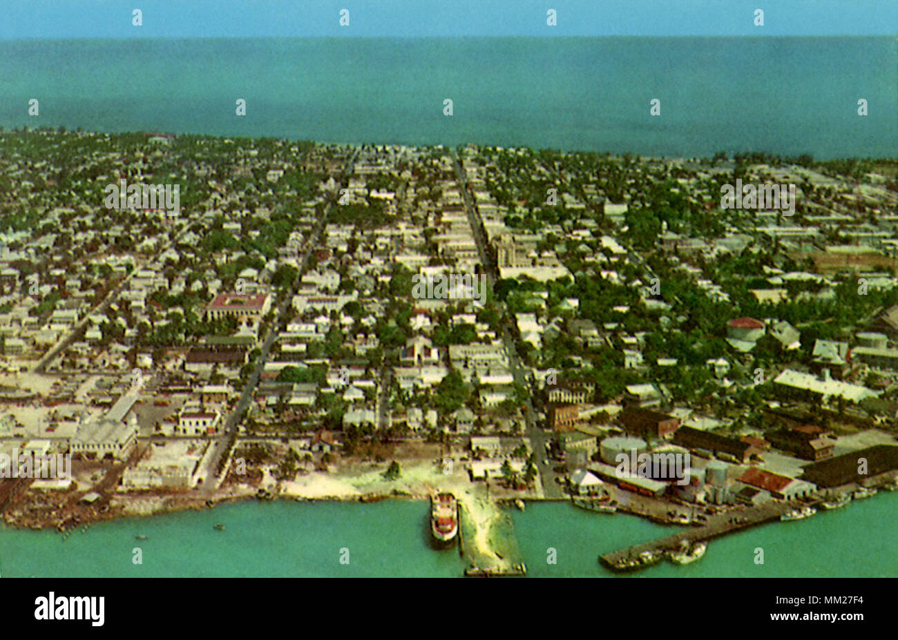 View of Key West. 1960 Stock Photo - Alamy