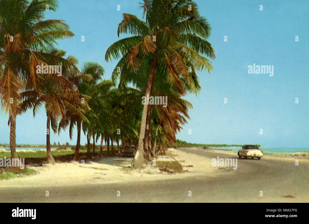 Roosevelt Boulevard. Key West. 1960 Stock Photo - Alamy