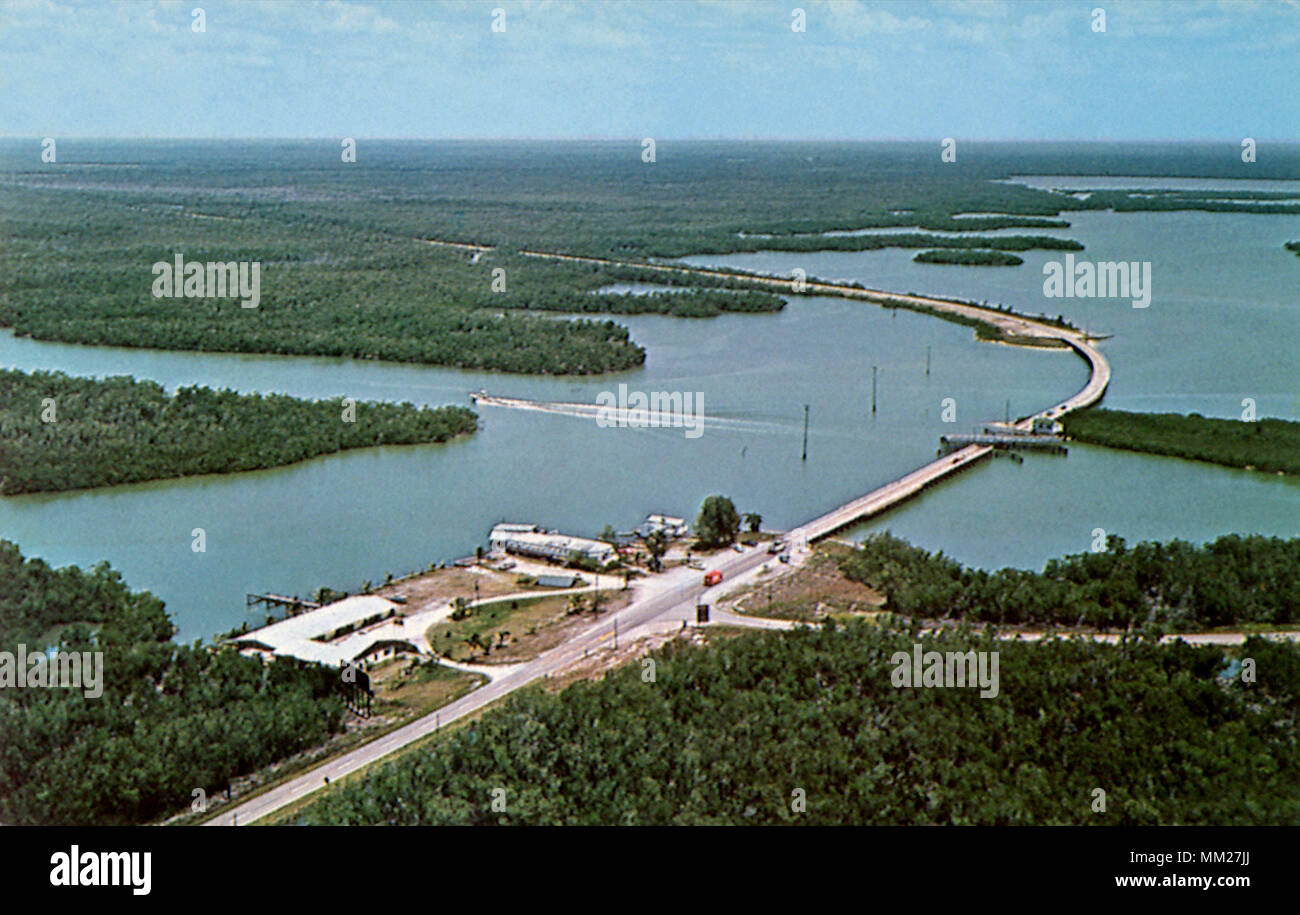 Draw Bridge at Entrance to Marco Island. 1966 Stock Photo - Alamy