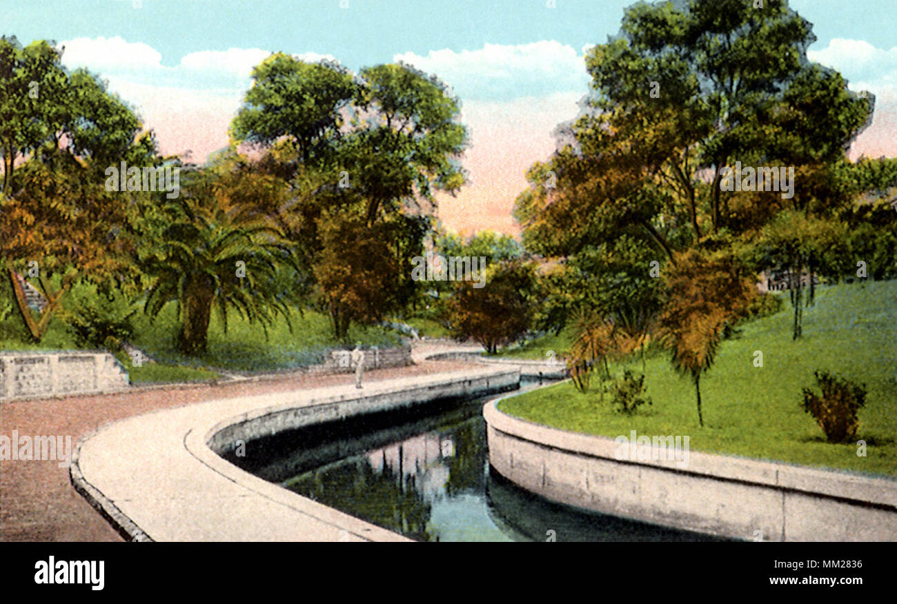 View of Roser Park. Saint Petersburg. 1934 Stock Photo - Alamy