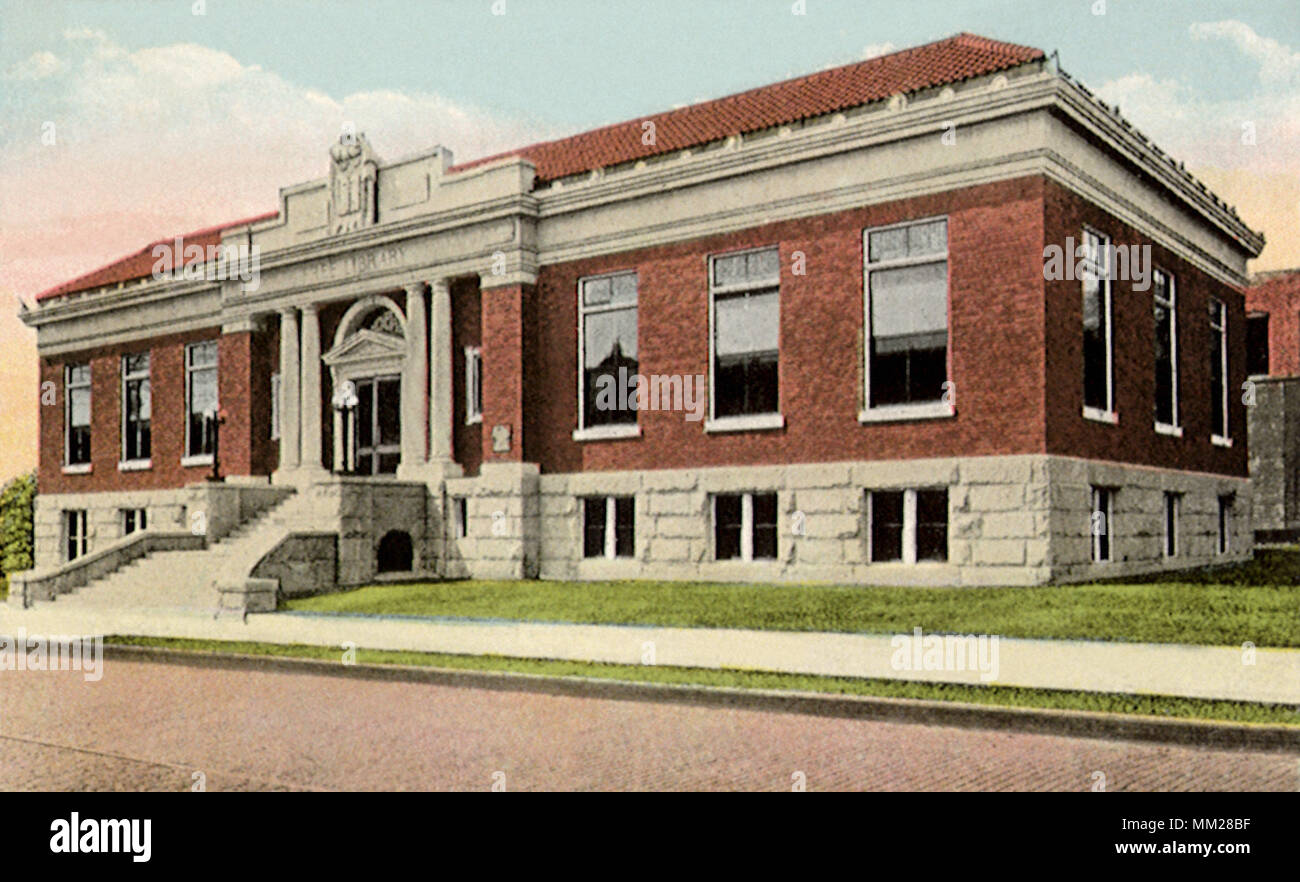 Public Library. Tampa. 1926 Stock Photo - Alamy