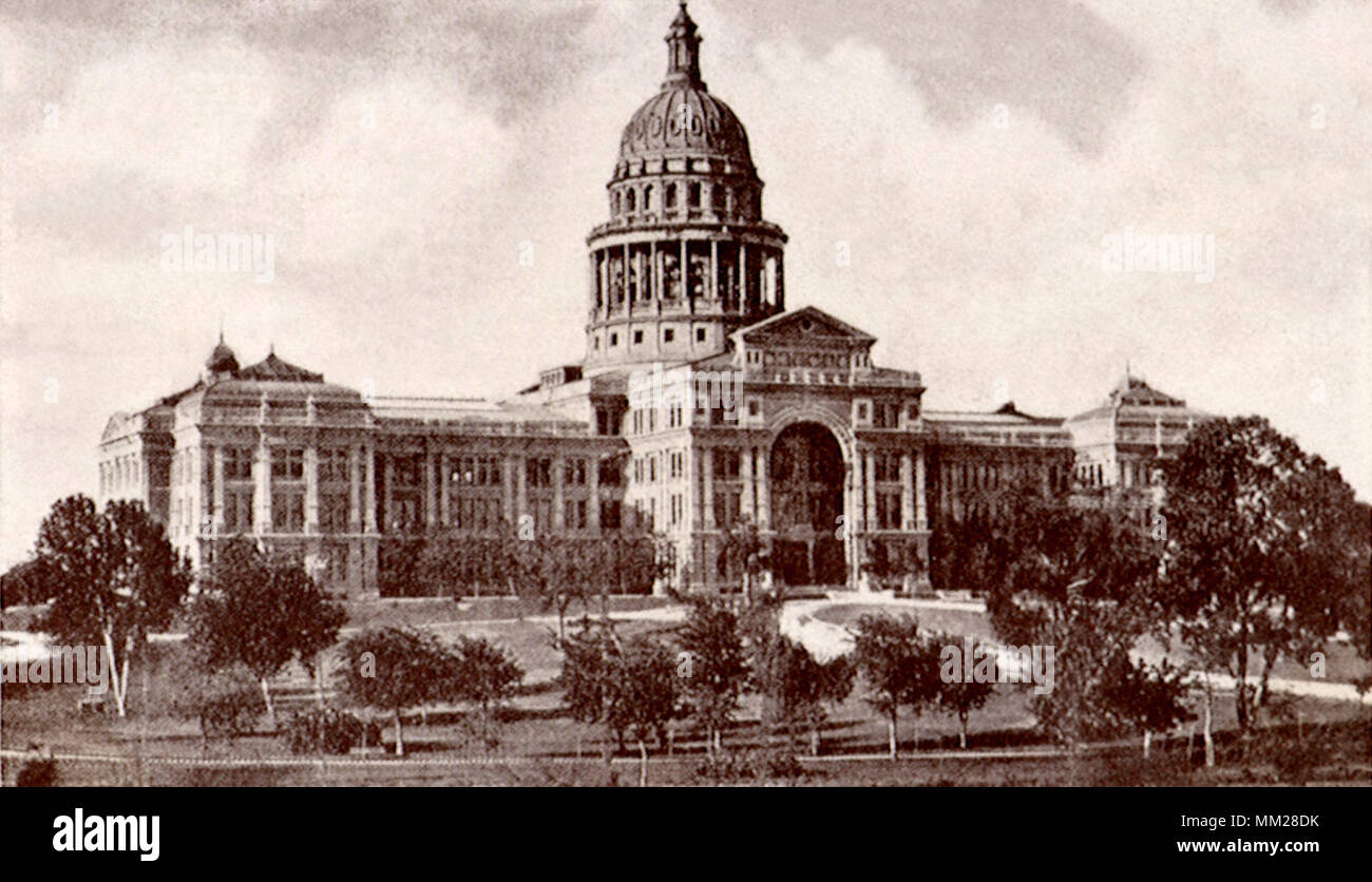 Texas State Capitol. Austin. 1920 Stock Photo - Alamy