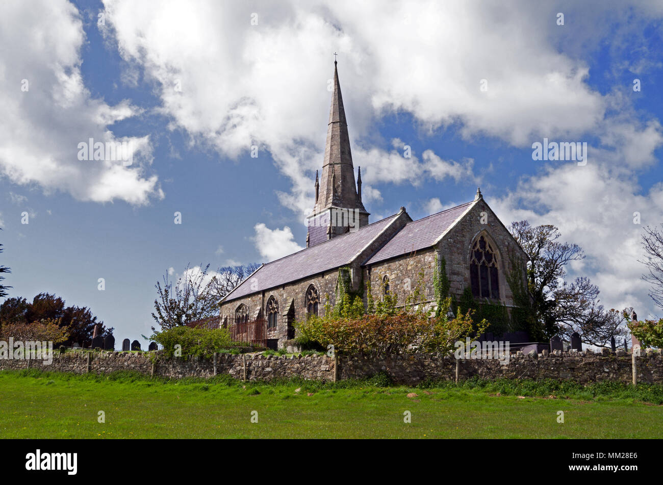St Edwen's Church, in Llanedwen, Anglesey, Wales is a 19th-century ...