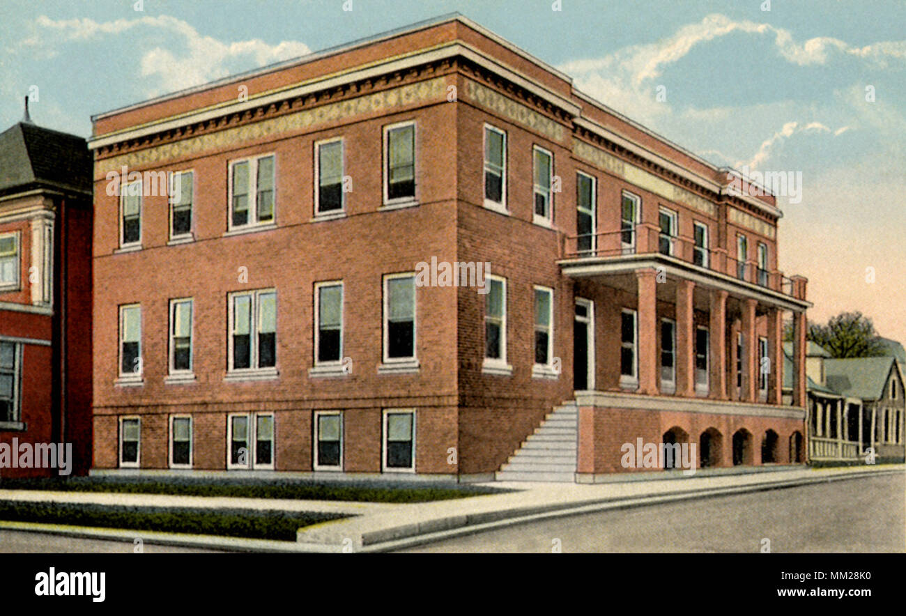 Allen Hospital. Marlin. 1920 Stock Photo - Alamy