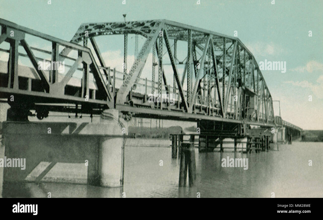 Sabine Memorial Bridge. Orange. 1920 Stock Photo - Alamy