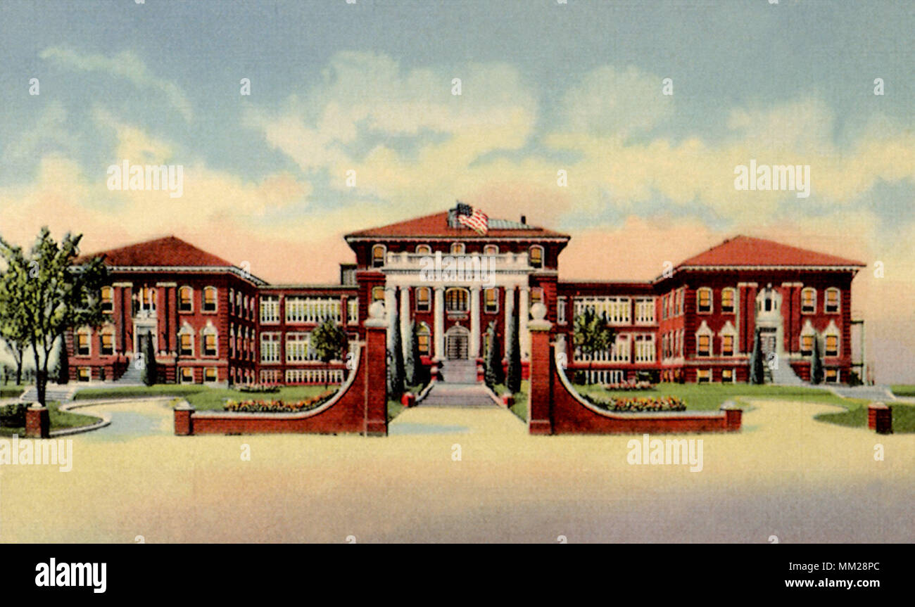 Santa Fe Hospital. Temple. 1943 Stock Photo - Alamy
