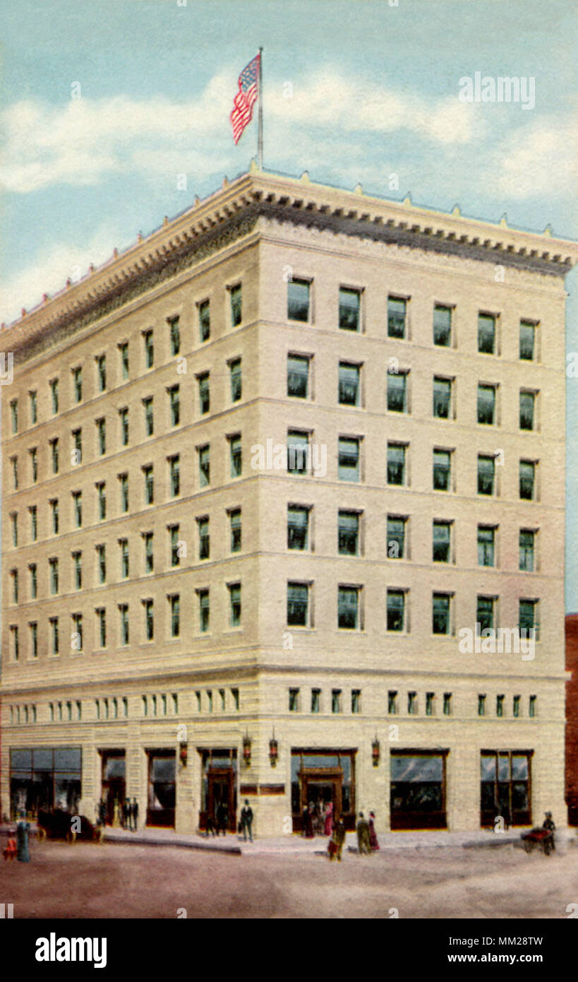 National Bank Building. Colorado Springs. 1910 Stock Photo - Alamy