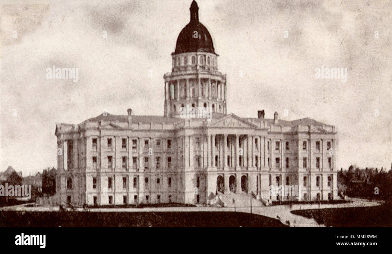 Colorado State Capitol. Denver. 1920 Stock Photo - Alamy