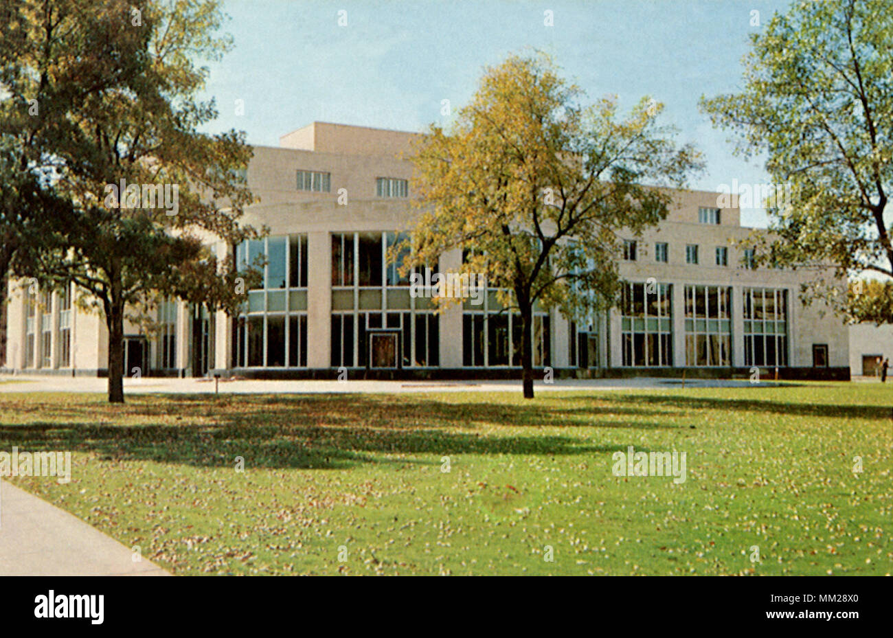 Civic Center Public Library. Denver. 1968 Stock Photo - Alamy