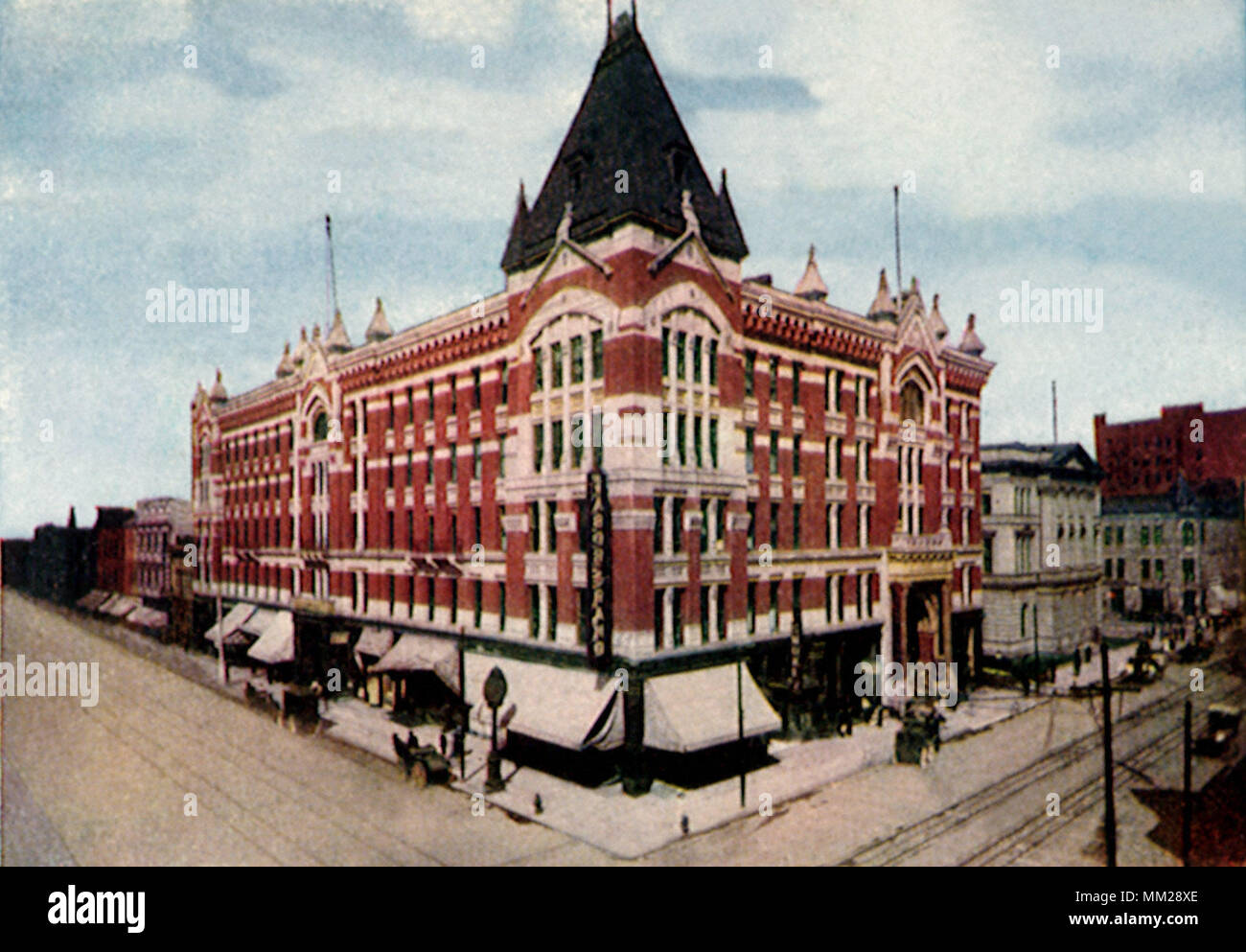 Tabor Opera House Block. Denver. 1907 Stock Photo - Alamy