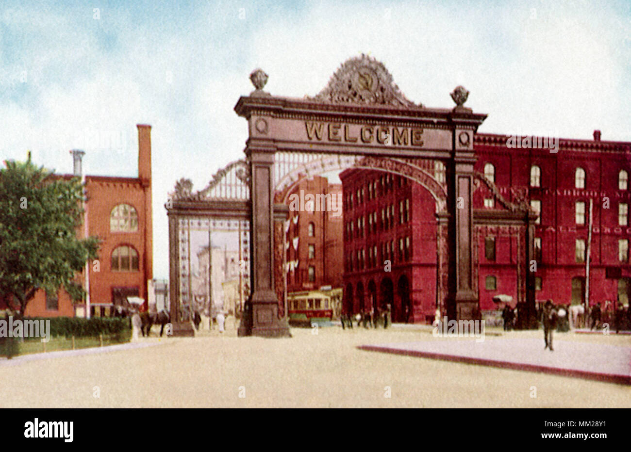 Welcome to Denver. 1920 Stock Photo - Alamy