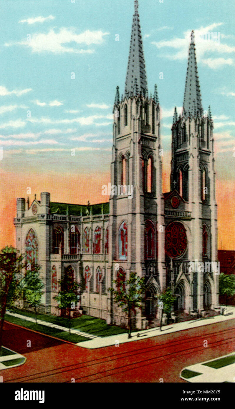 Immaculate Conception Cathedral. Denver. 1945 Stock Photo - Alamy