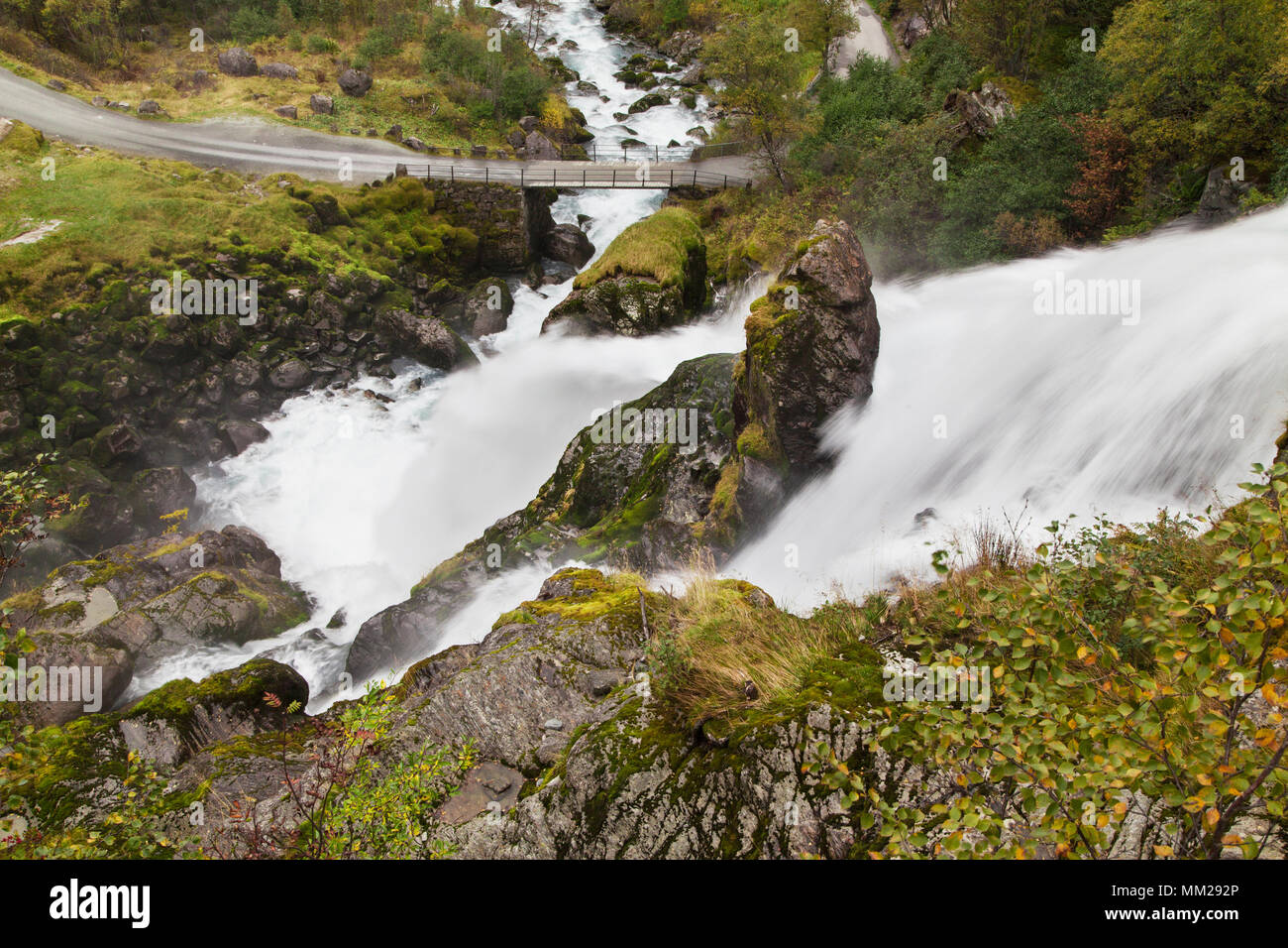 Waterfall olden norway hi-res stock photography and images - Alamy