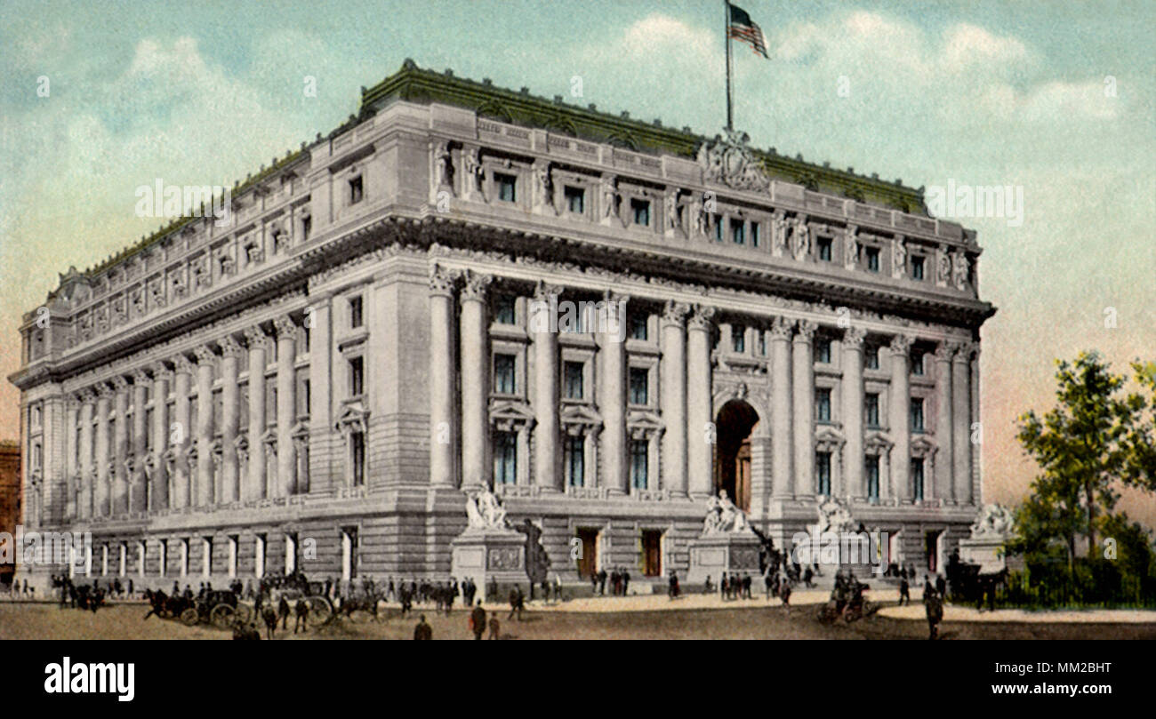 U.S. Custom House. New York City.1905 Stock Photo - Alamy