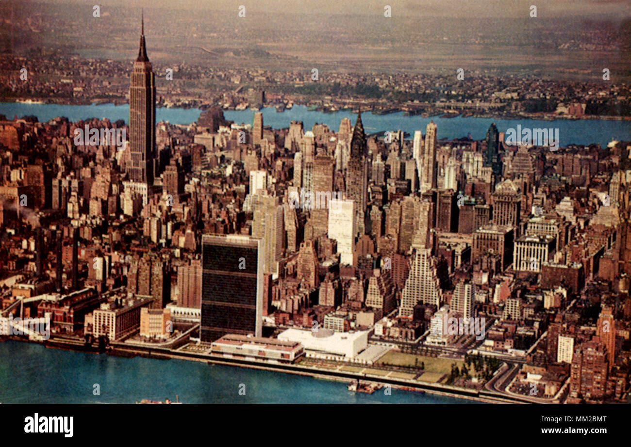 1960 new york city skyline hi-res stock photography and images - Alamy