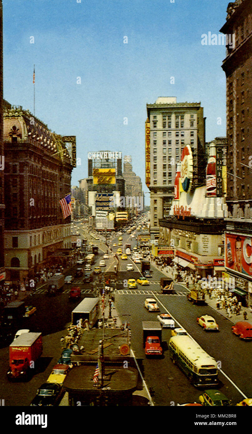 Times Square. New York City. 1960 Stock Photo - Alamy