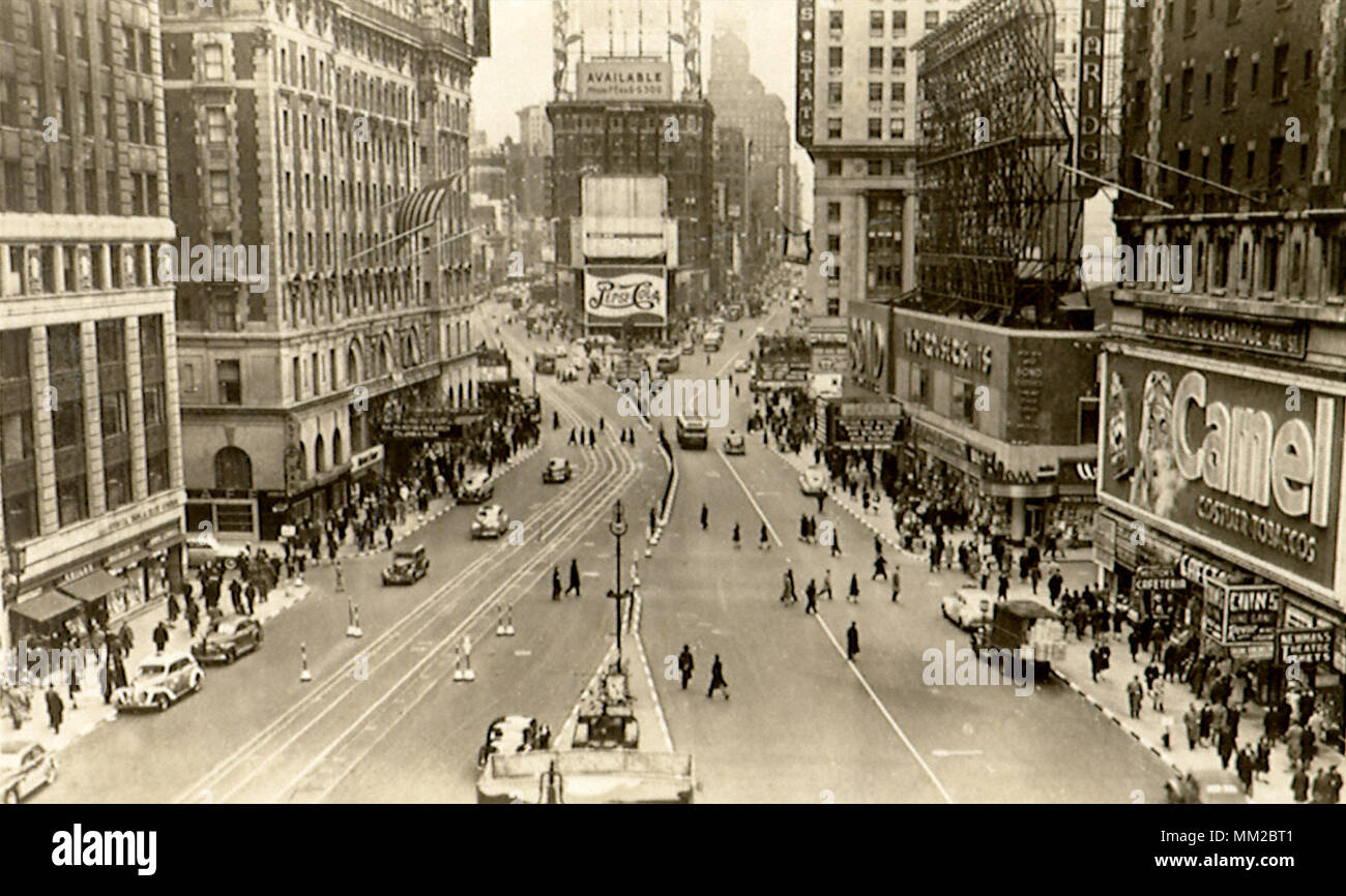 Times Square. New York City. 1946 Stock Photo - Alamy Times Square. New York City. 1946 Stock Photo - Alamy