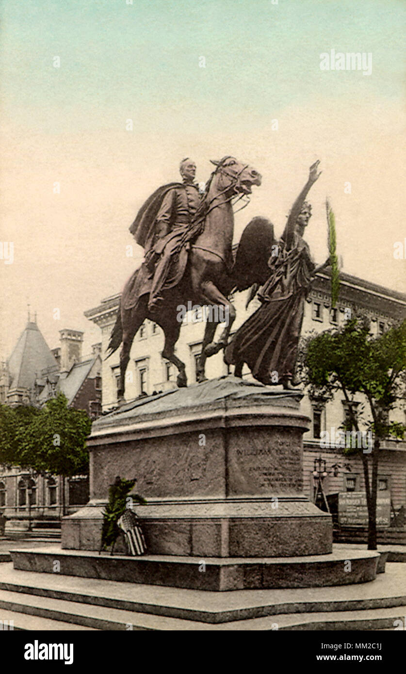 Sherman Monument. New York City. 1909 Stock Photo - Alamy