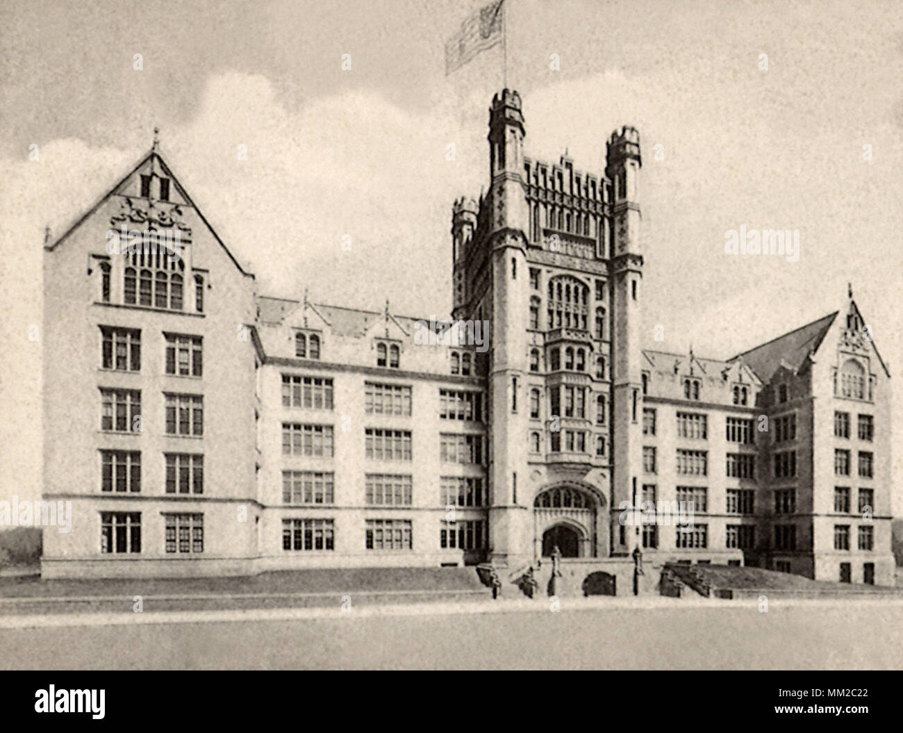 Morris High School. New York City. 1908 Stock Photo - Alamy