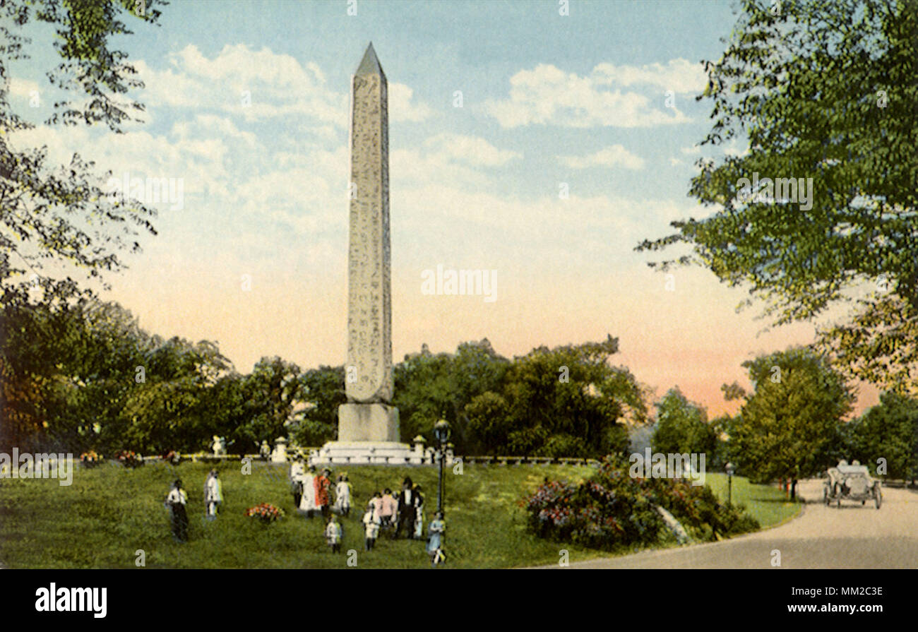 Central Park Obelisk. New York City. 1935 Stock Photo - Alamy