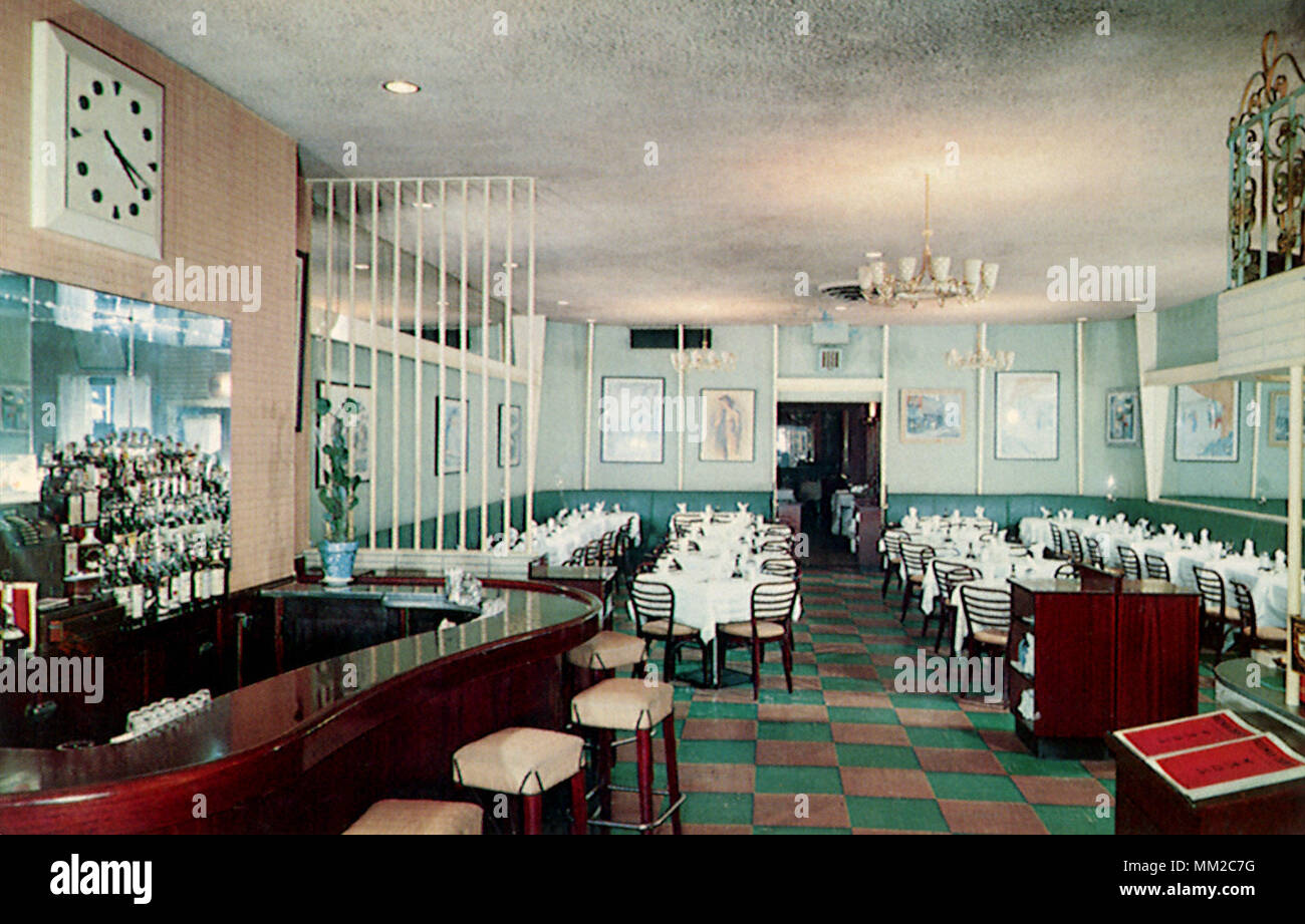 Chum's Restaurant. New York City. 1960 Stock Photo - Alamy