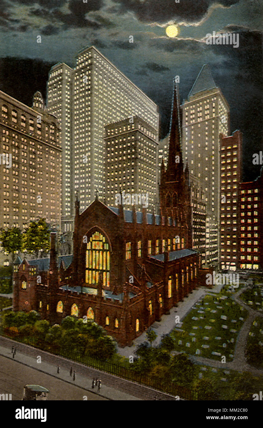 Trinity church new york city hi-res stock photography and images - Alamy