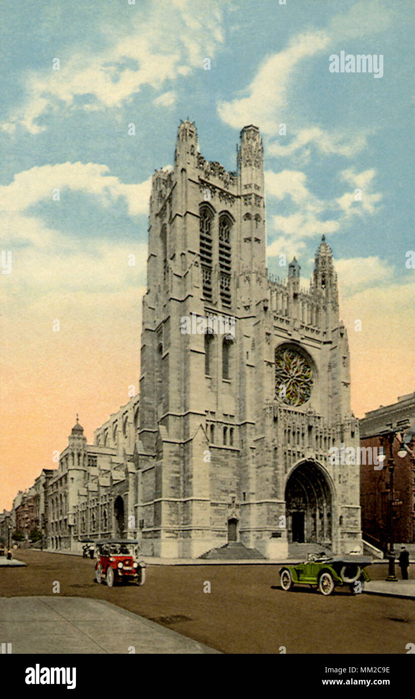 Saint Thomas Church. New York City. 1917 Stock Photo - Alamy