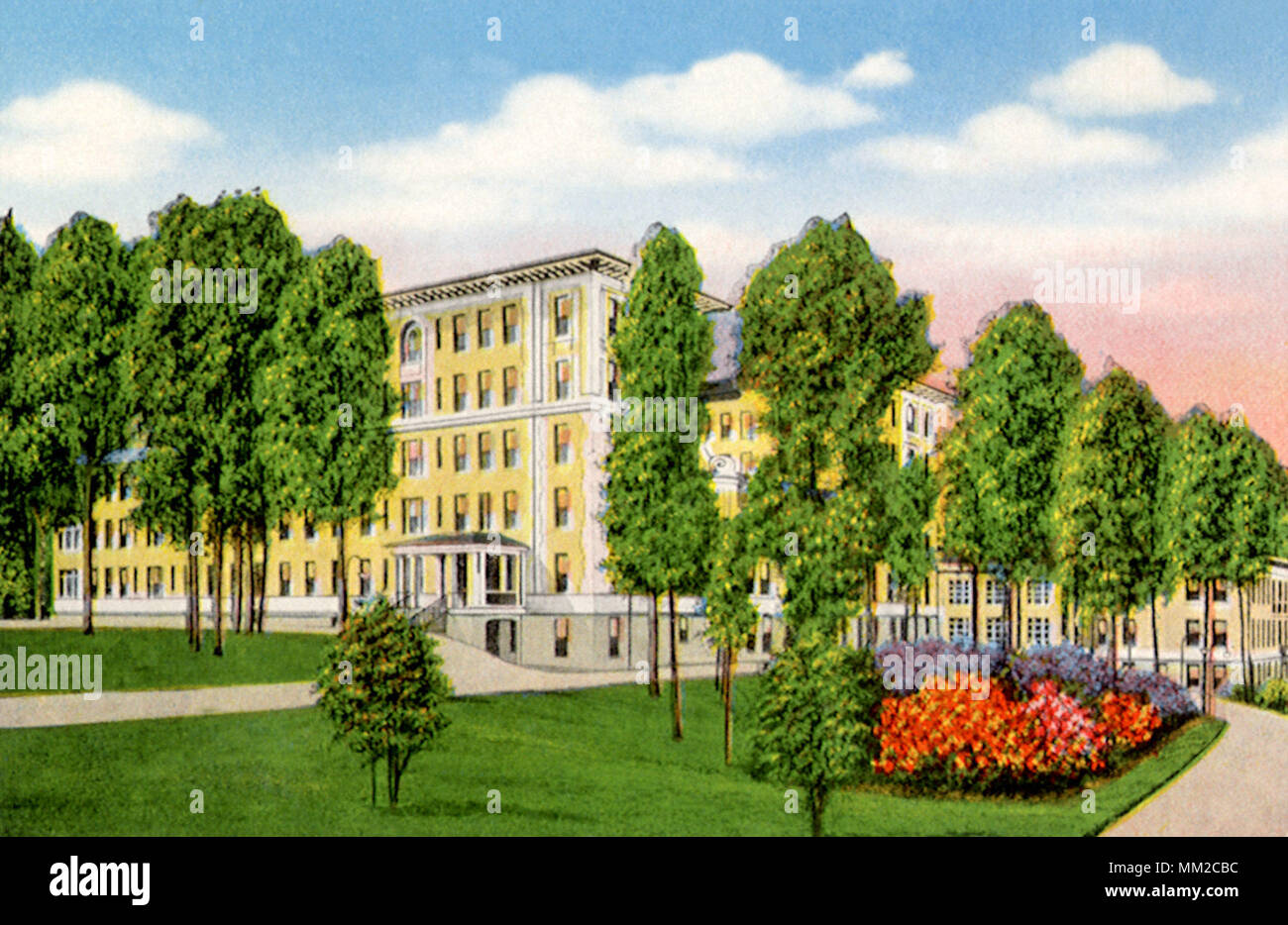 Emory University Hospital. Atlanta. 1930 Stock Photo - Alamy