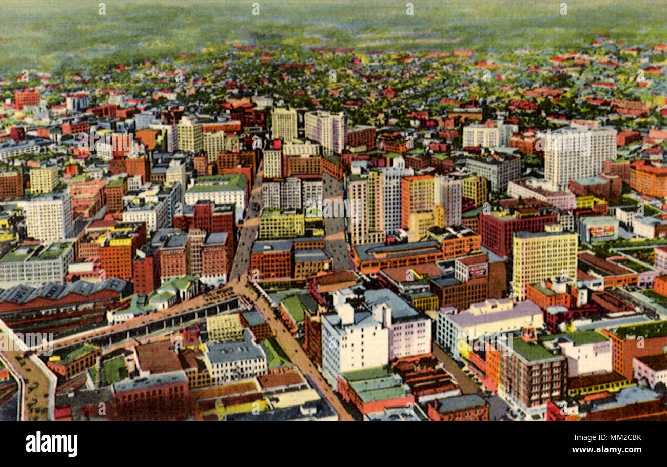 Aerial View of Atlanta. 1943 Stock Photo - Alamy