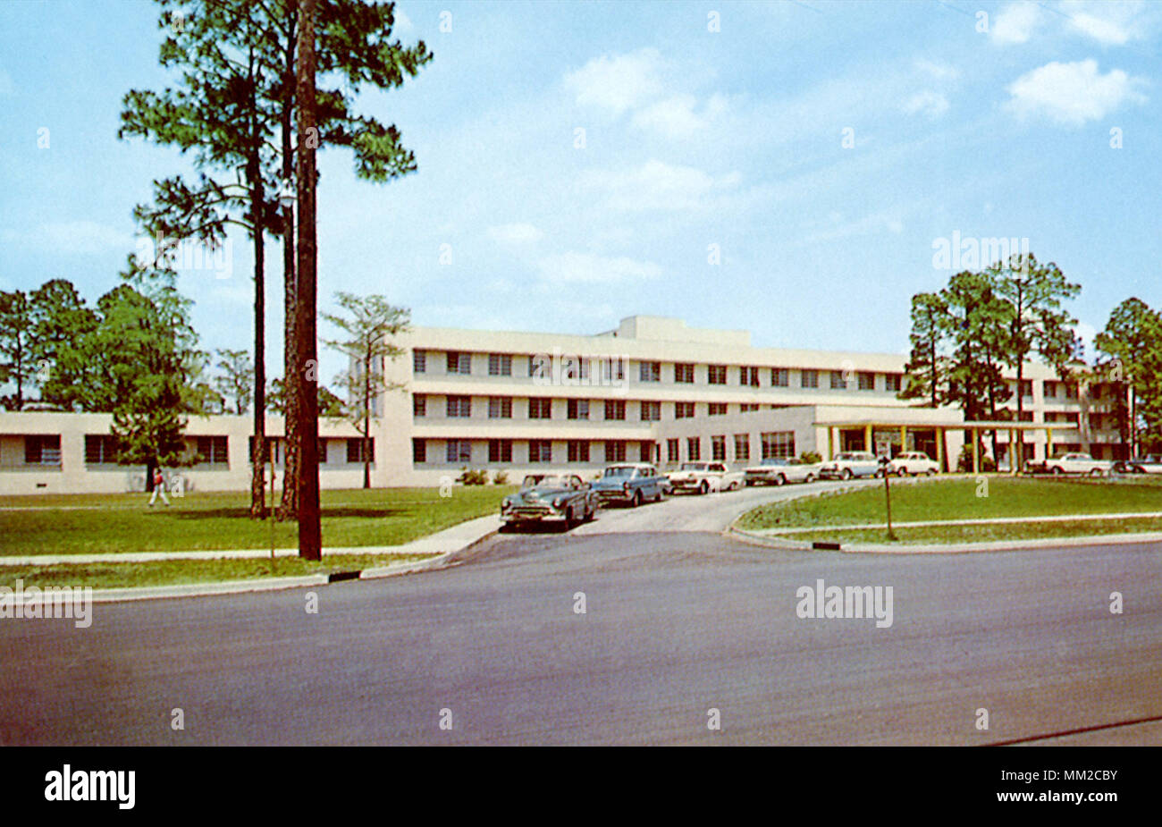 Glynn County Memorial Hospital. Brunswick. 1955 Stock Photo - Alamy