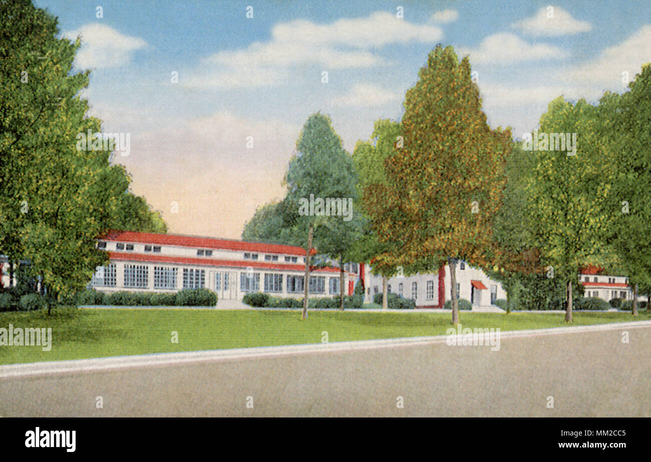 Scottish Rite Hospital. Decatur. 1954 Stock Photo - Alamy