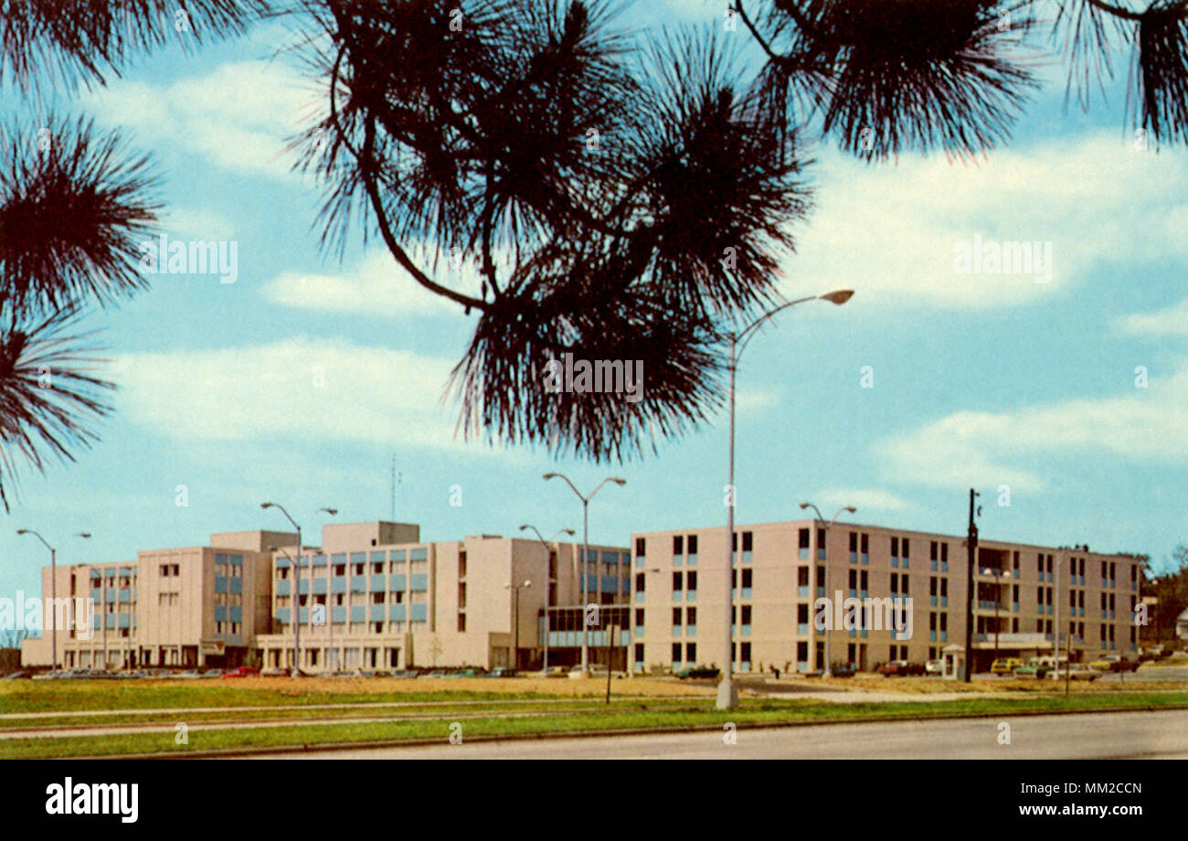 Coliseum Park Hospital. Macon. 1970 Stock Photo - Alamy