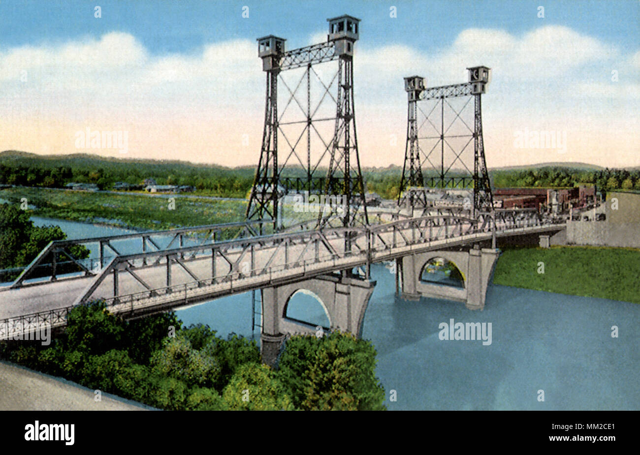 Fifth Avenue Bridge. Rome. 1948 Stock Photo - Alamy