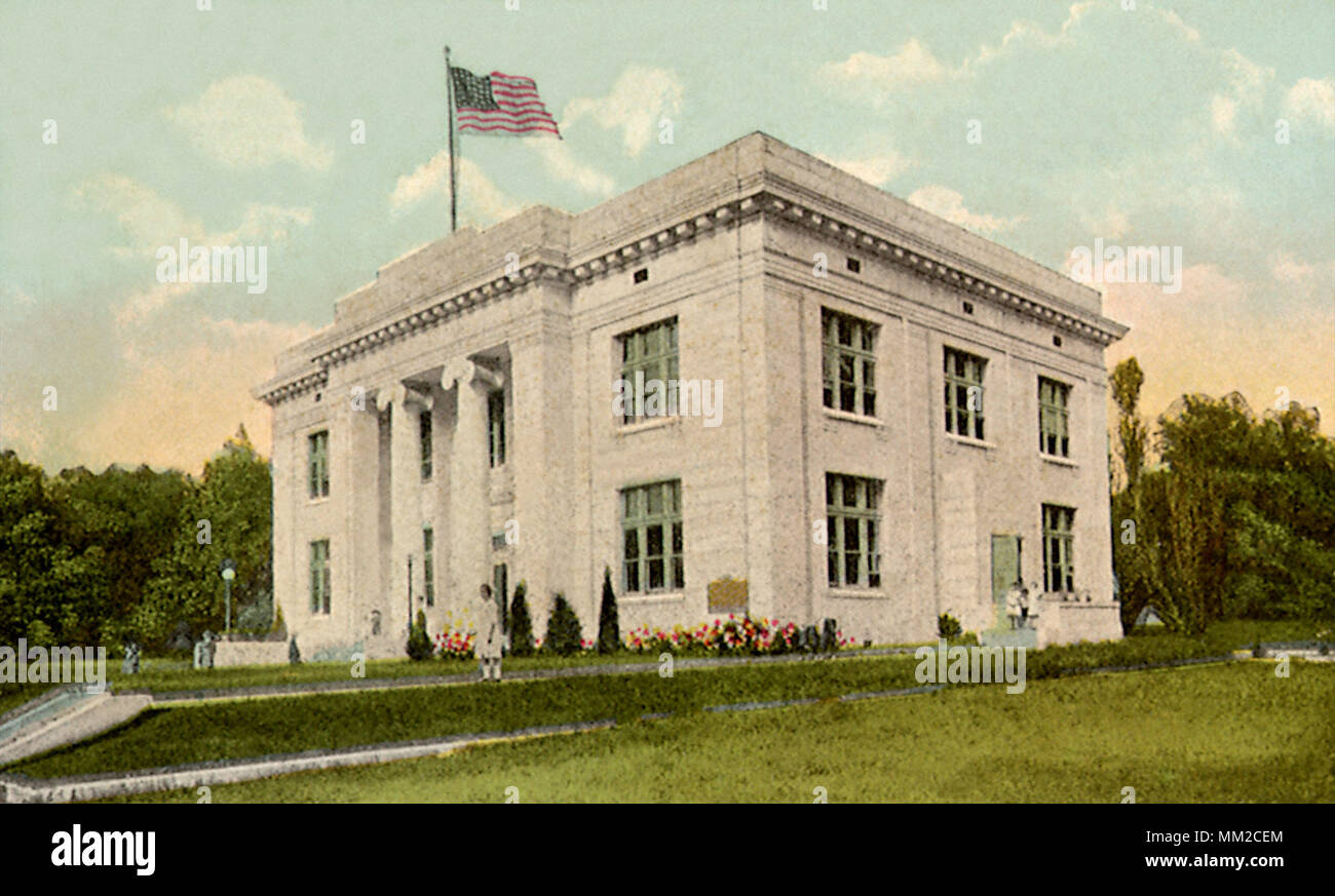 Public Library. Savannah. 1924 Stock Photo - Alamy