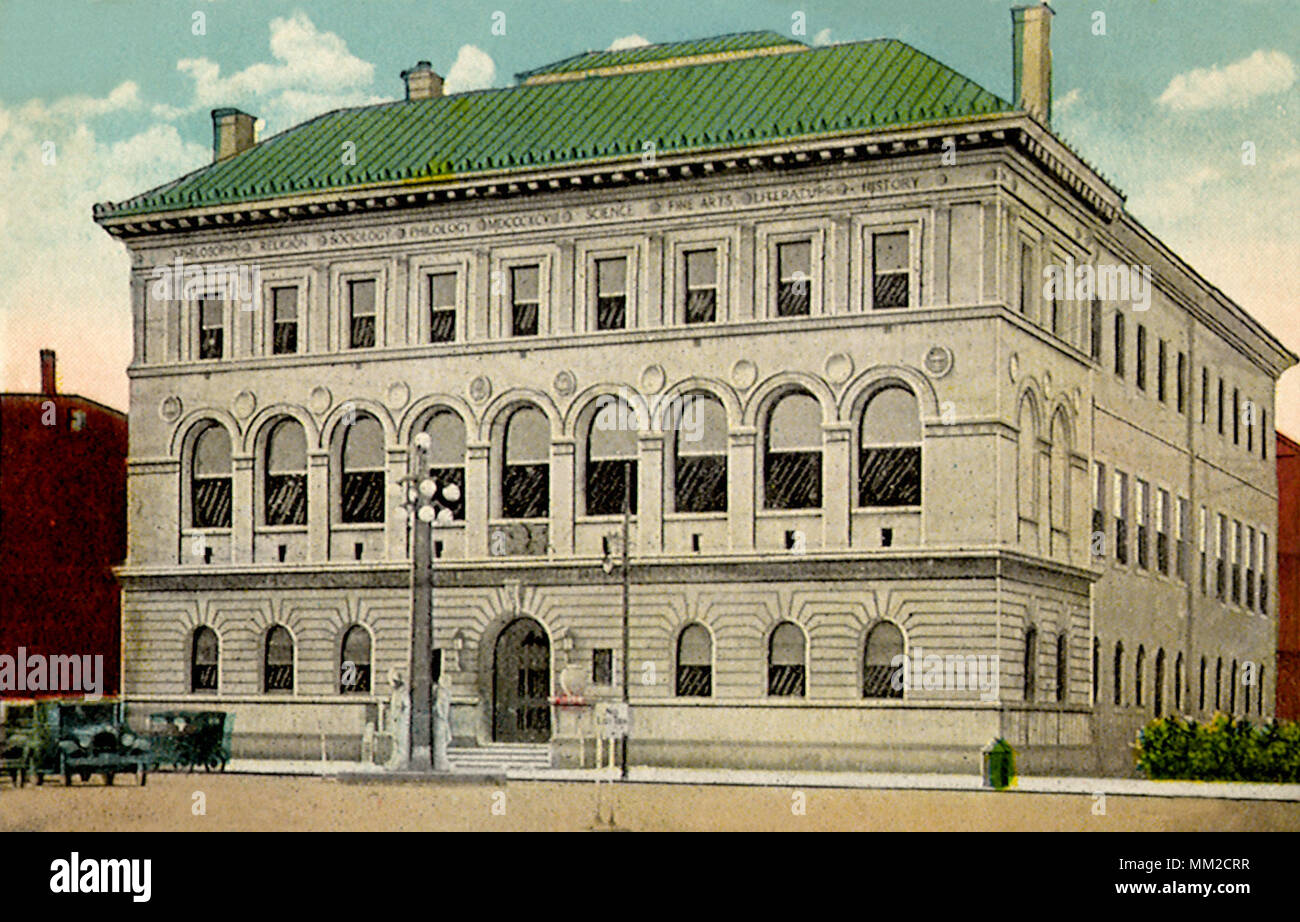 Public Library. Newark. 1932 Stock Photo - Alamy