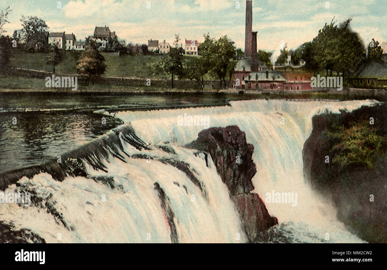 Passaic Falls. Paterson. 1912 Stock Photo - Alamy