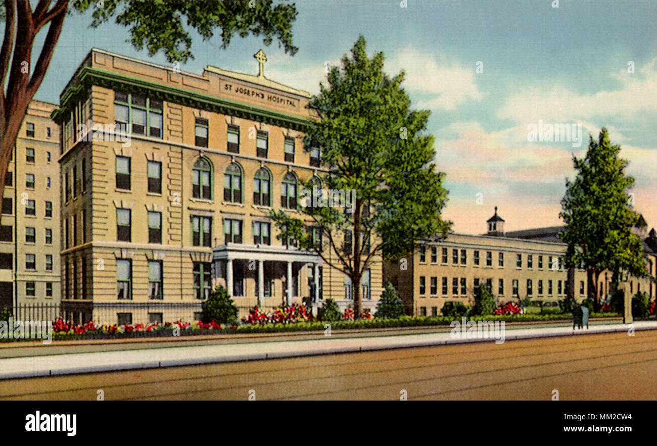 St. Joseph's Hospital. Paterson. 1943 Stock Photo - Alamy