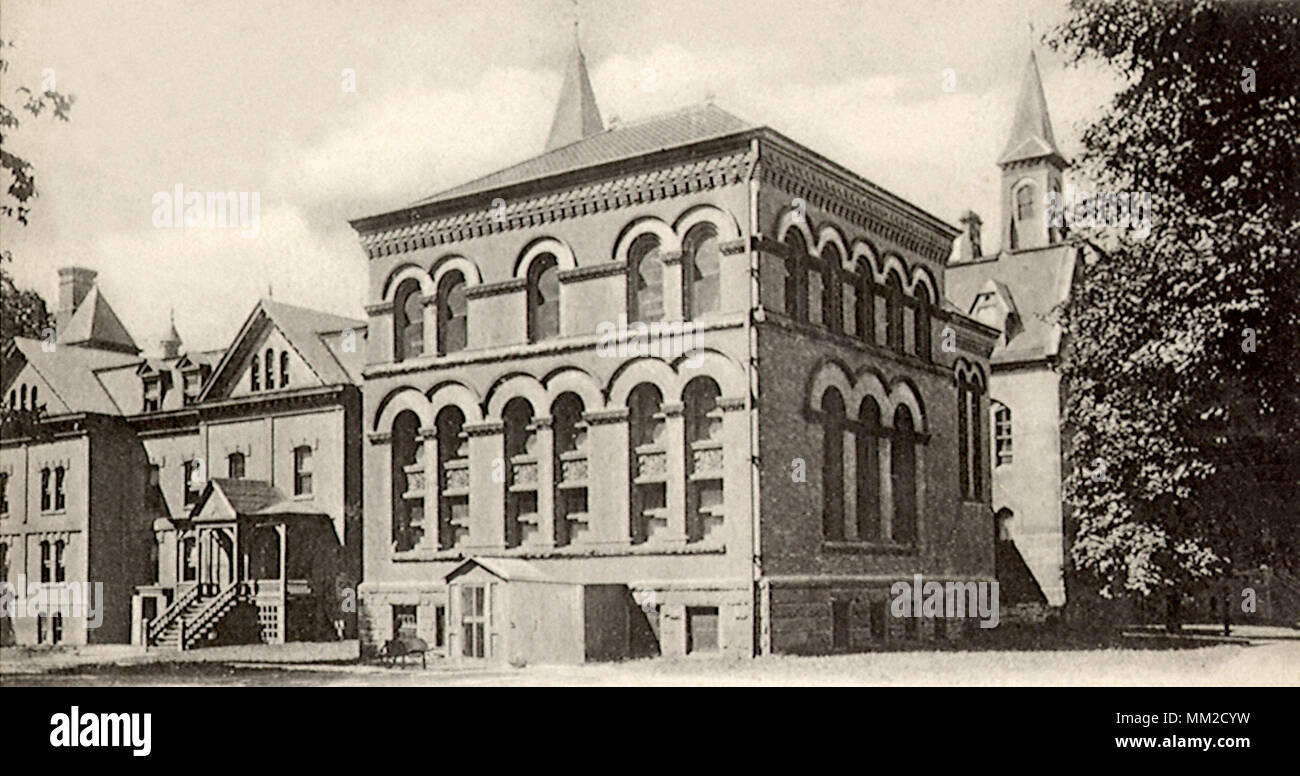 Library at Seton Hall College. South Orange. 1910 Stock Photo - Alamy