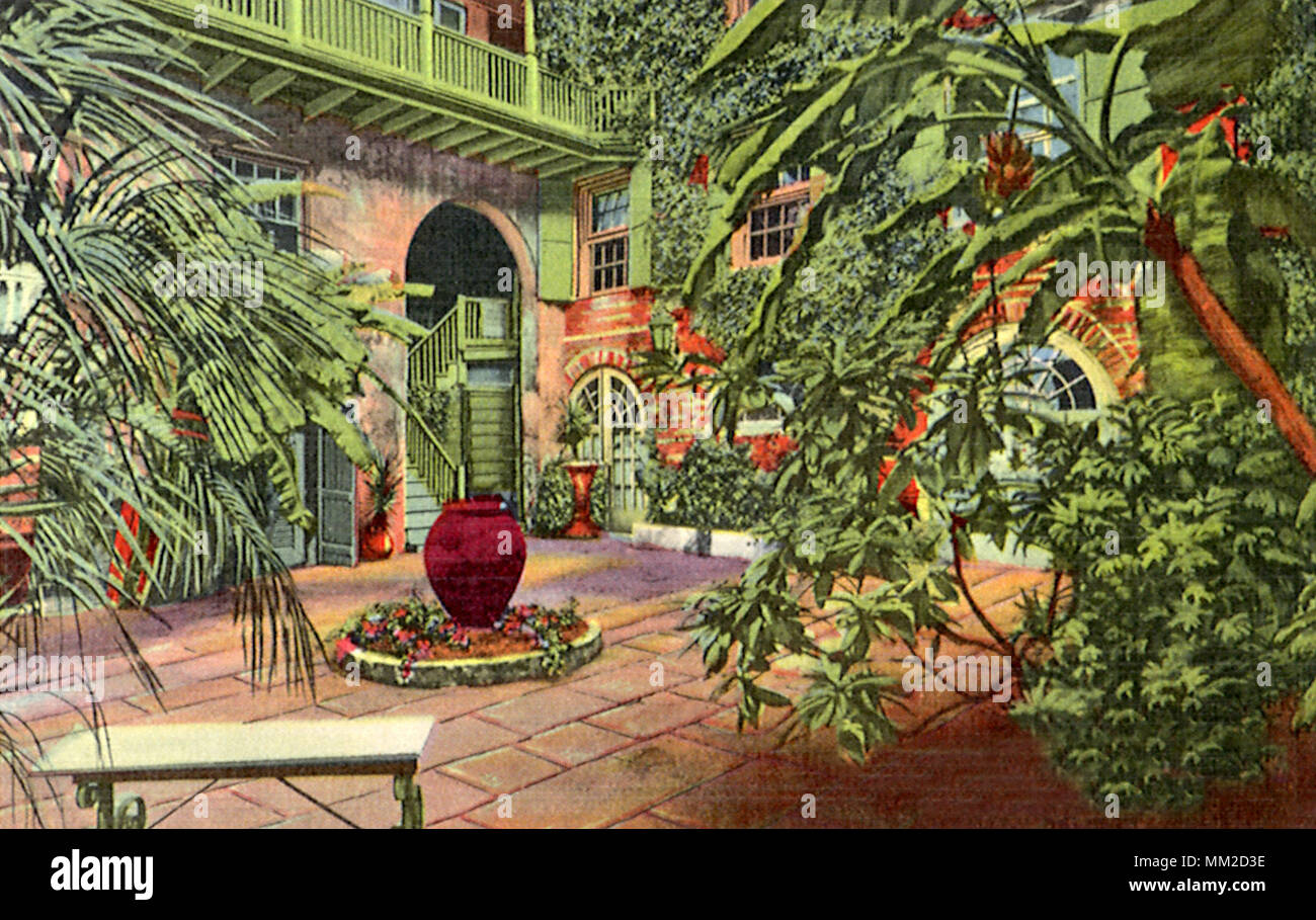 New Orleans Courtyard Paintings