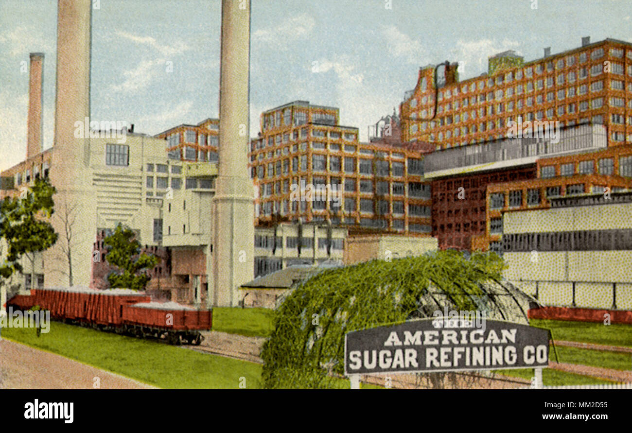 American Sugar Refinery. New Orleans. 1910 Stock Photo - Alamy