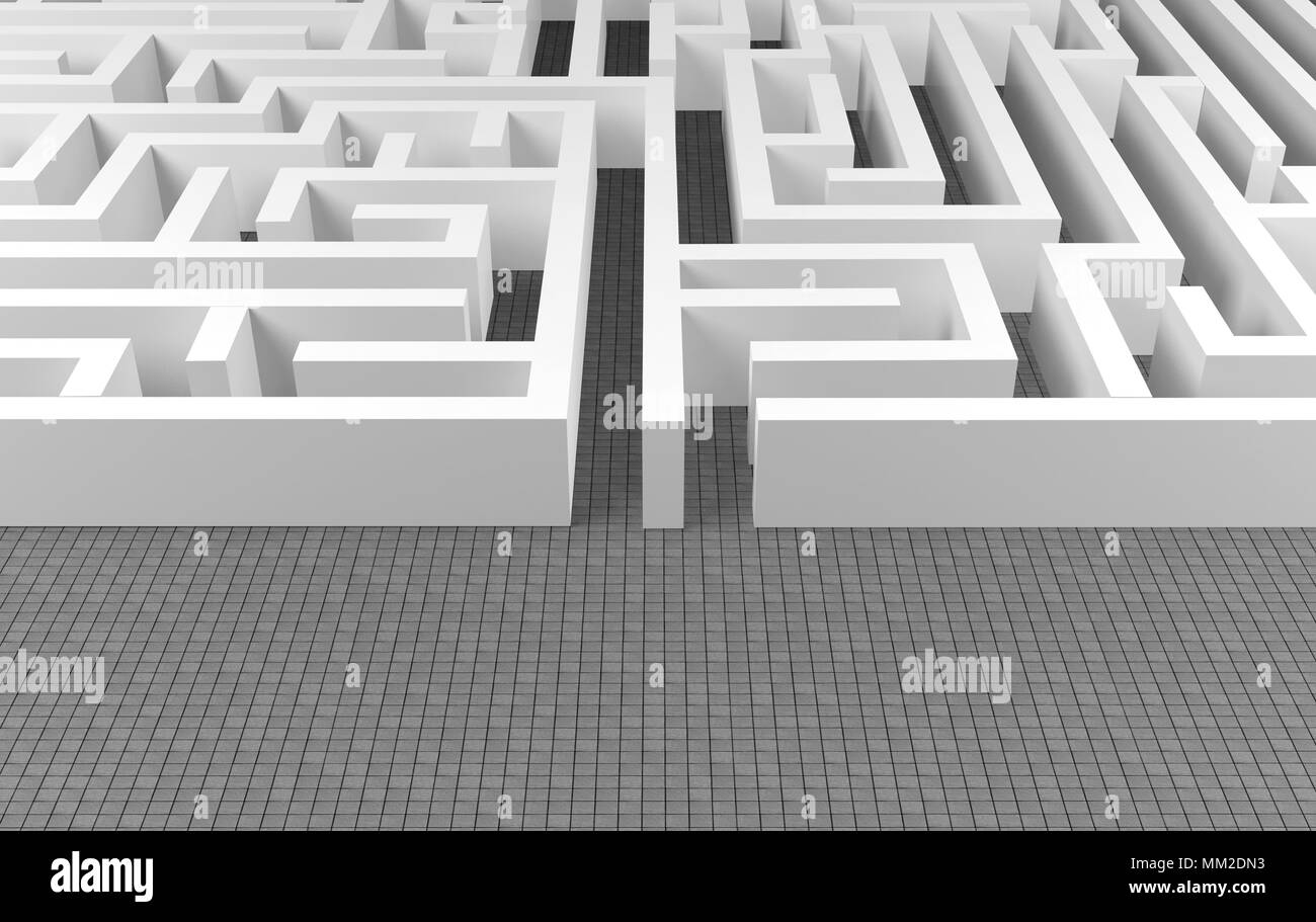 Maze background, complex problem solving concept Stock Photo - Alamy