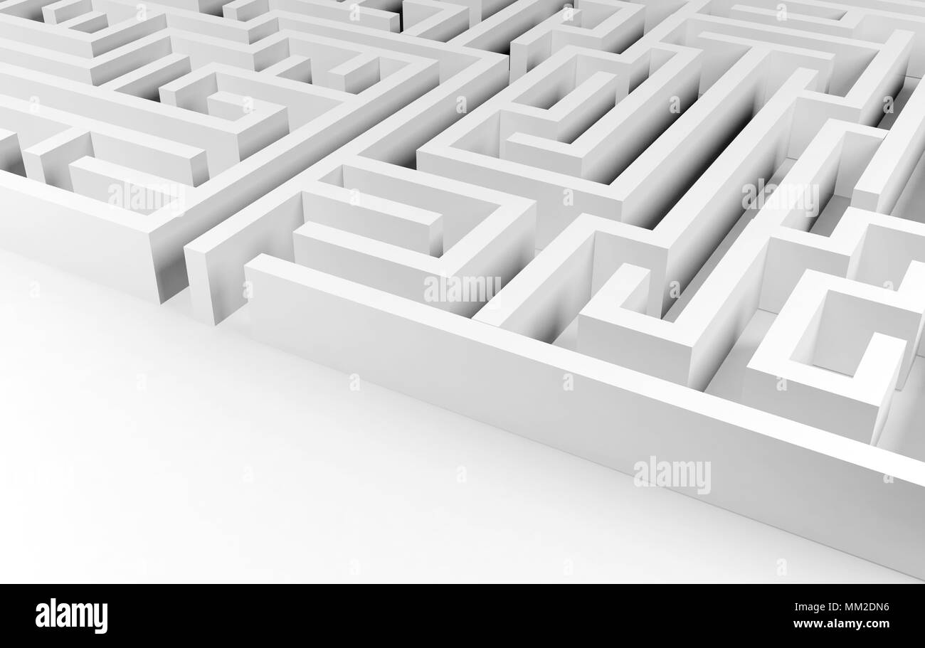Maze background, complex problem solving concept Stock Photo - Alamy