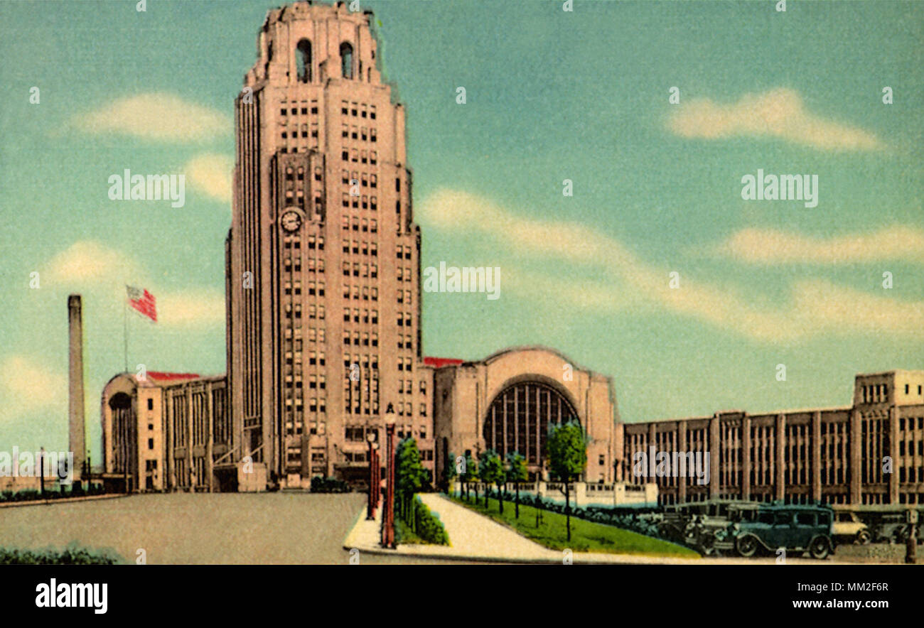 Central Terminal. Buffalo. 1949 Stock Photo - Alamy