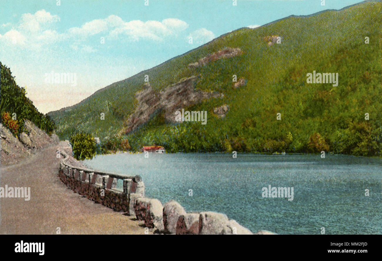 Upper Cascade Lake. Lake Placid. 1920 Stock Photo - Alamy
